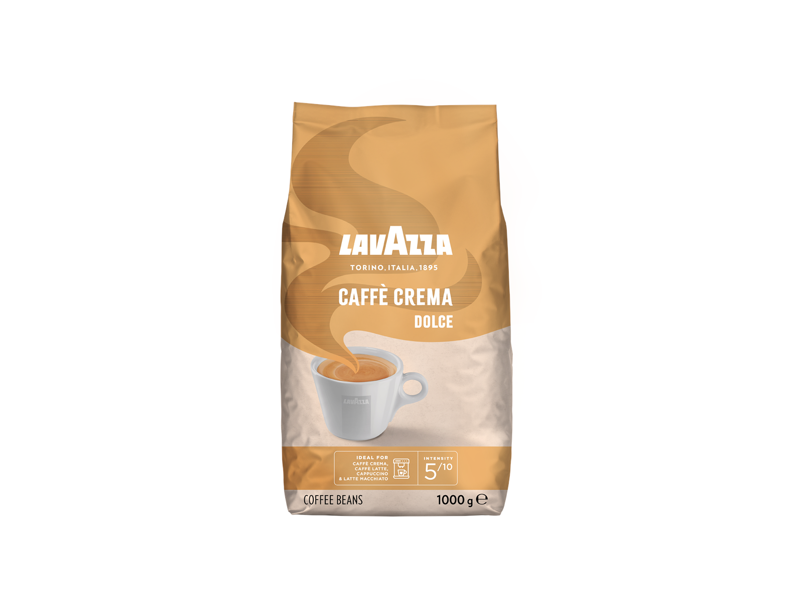 Lavazza Cafe Crema Dolce - 1 kg Kaffebönor, 1 kg | I lager | Billig