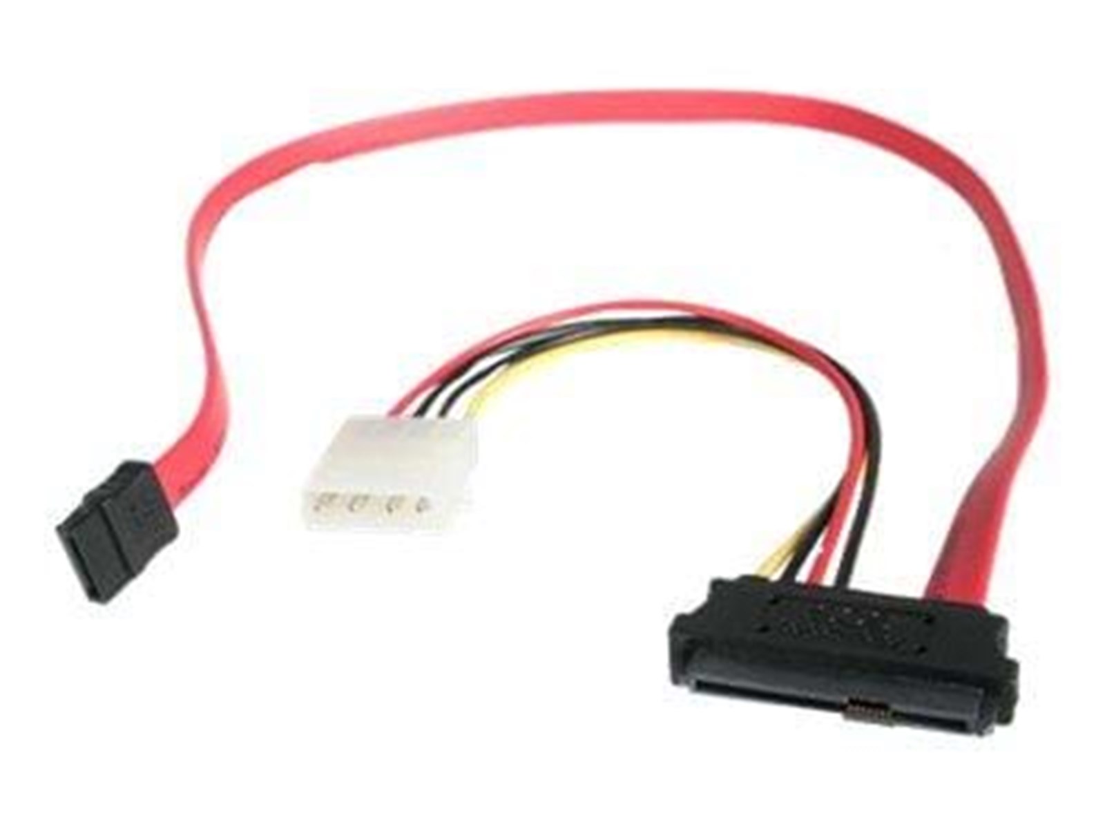 StarTech.com SAS 29 Pin to SATA Cable with LP4 Power | I lager