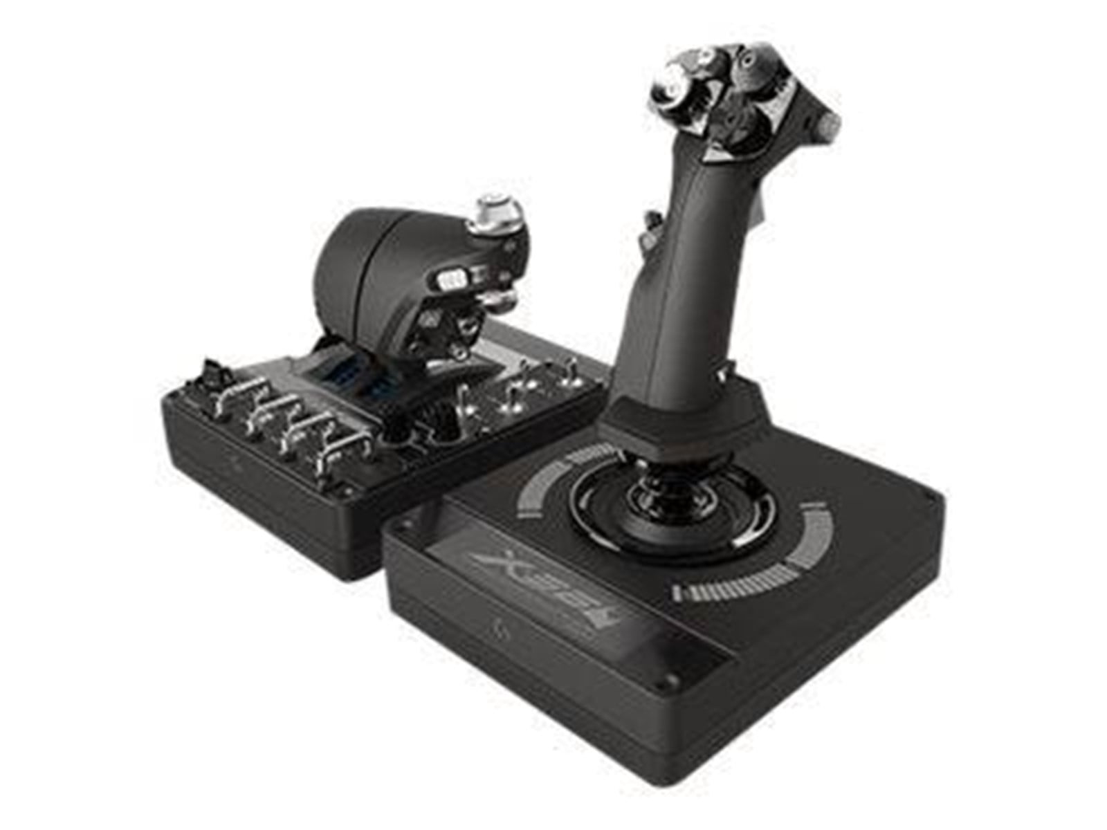 Logitech G Saitek X56 H.O.T.A.S. - joystick og speeder - kabling ...