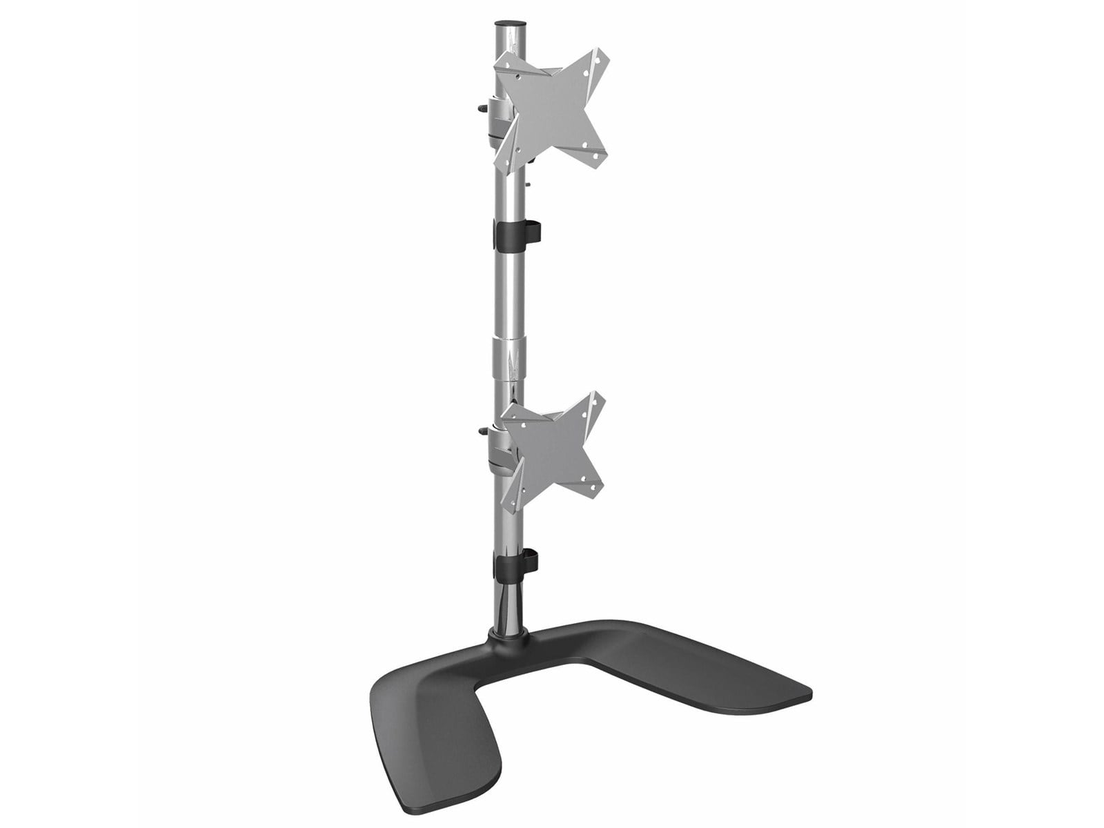 StarTech.com Vertical Dual Monitor Stand for up to 27" Monitors ...