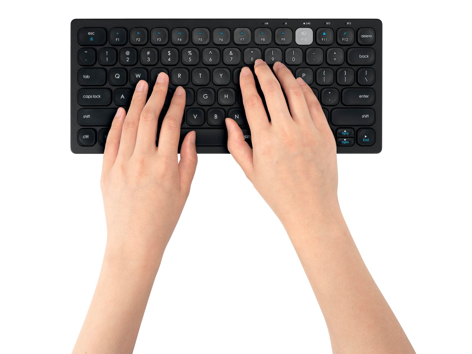 Kensington Multi-Device Dual Trådlös Kompakt Tangentbord - Tangentbord ...