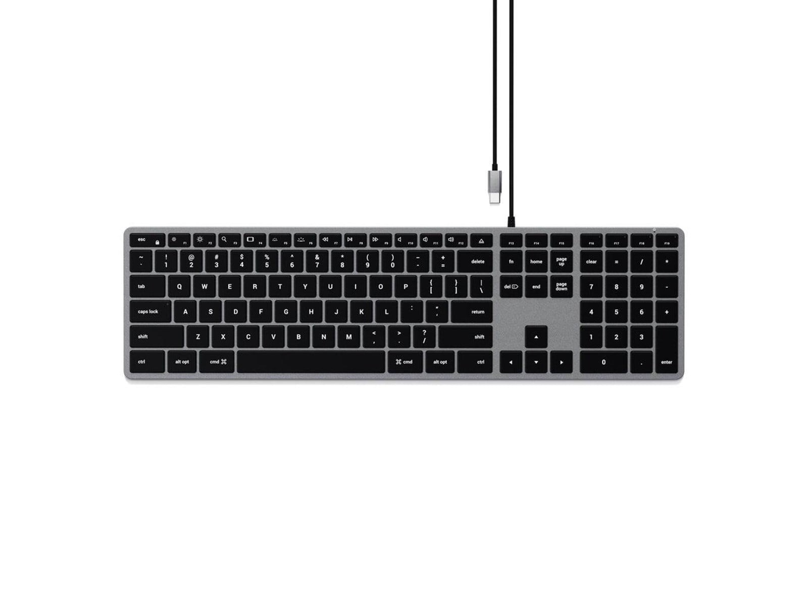 Satechi Slim W3 Backlit (US Layout Keyboard) - Engelska (US) | Billig