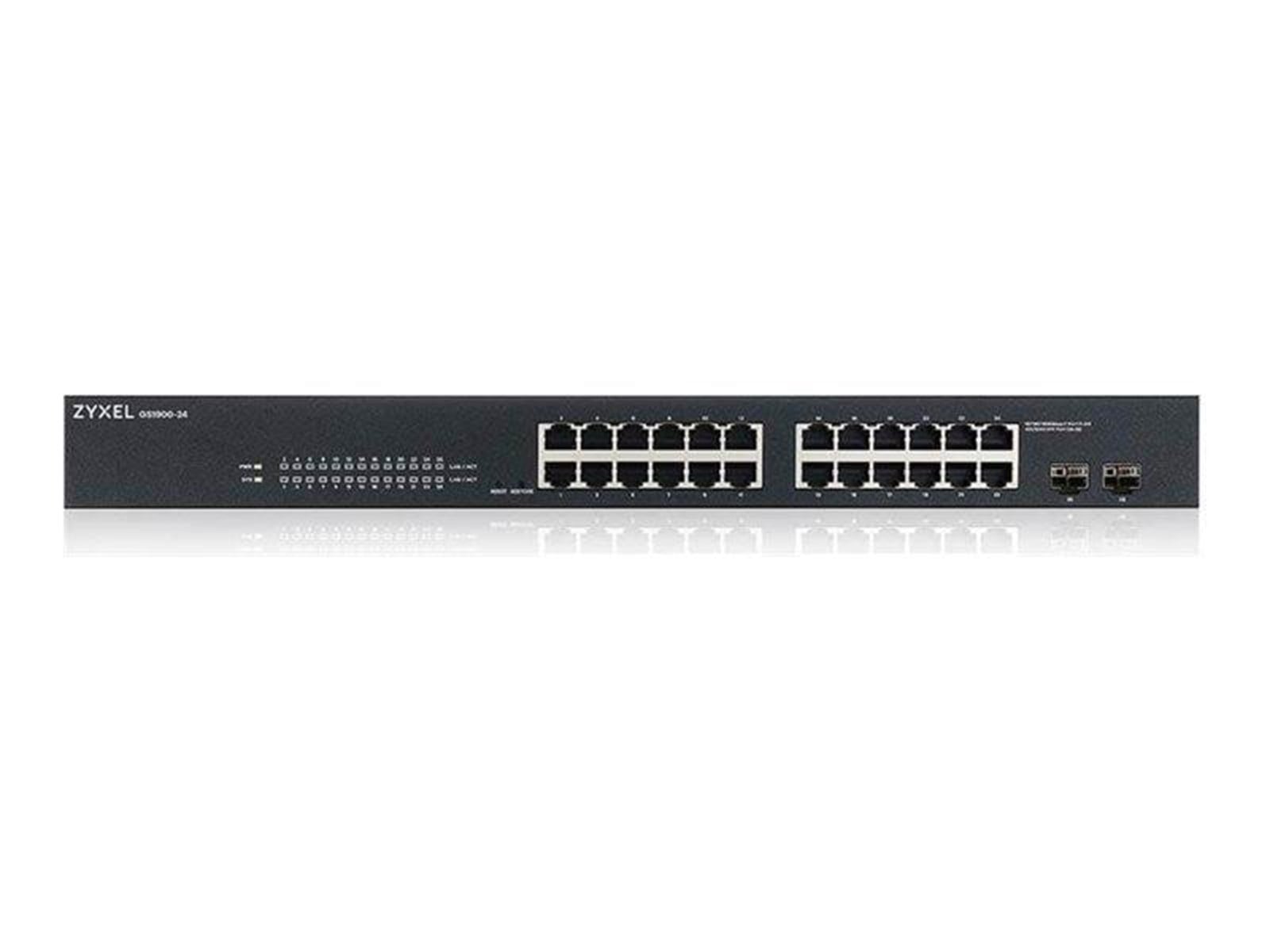 ZyXEL GS1900-24 24-Port GbE Smart Managed Switch with GbE Uplink