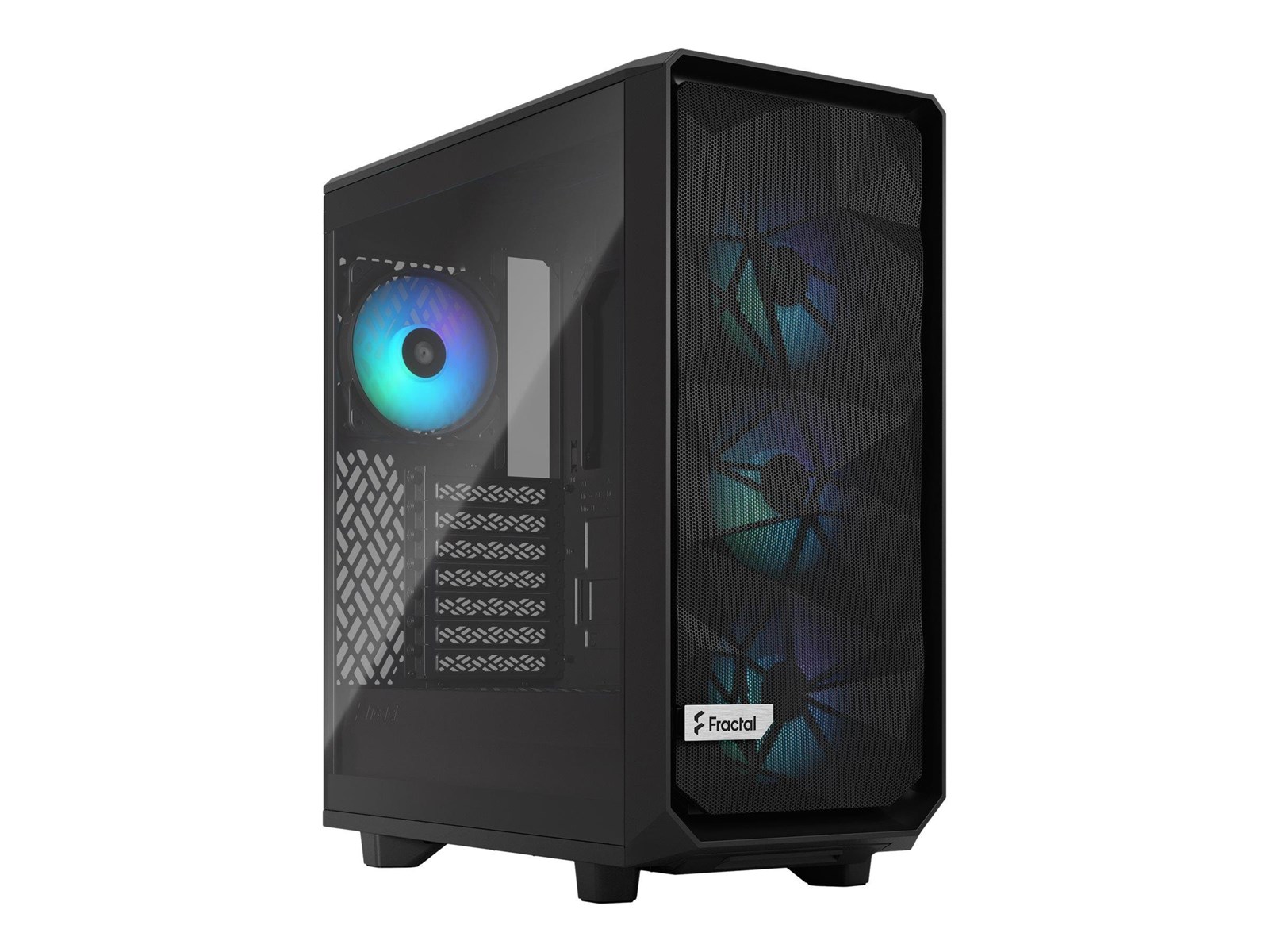 Fractal Design Meshify 2 Compact RGB - Black TG Light Tint - Chassi ...