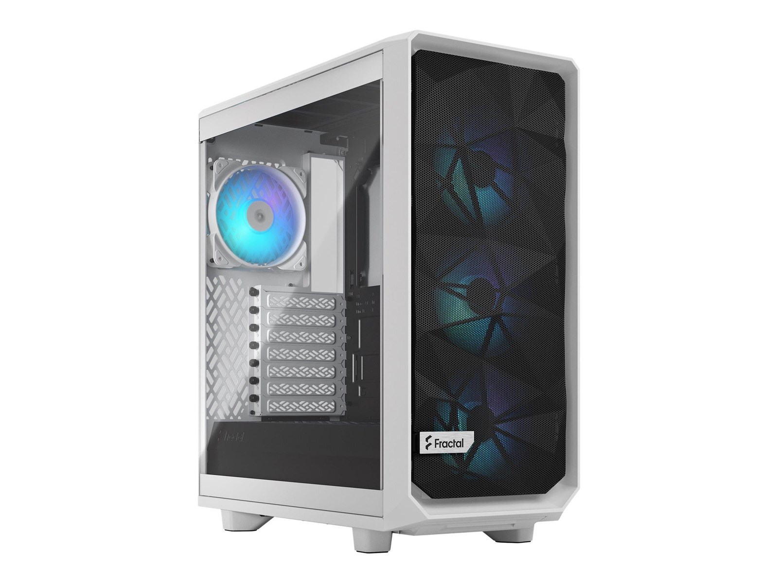 Fractal Design Meshify 2 Compact RGB - White TG Clear Tint - Chassi