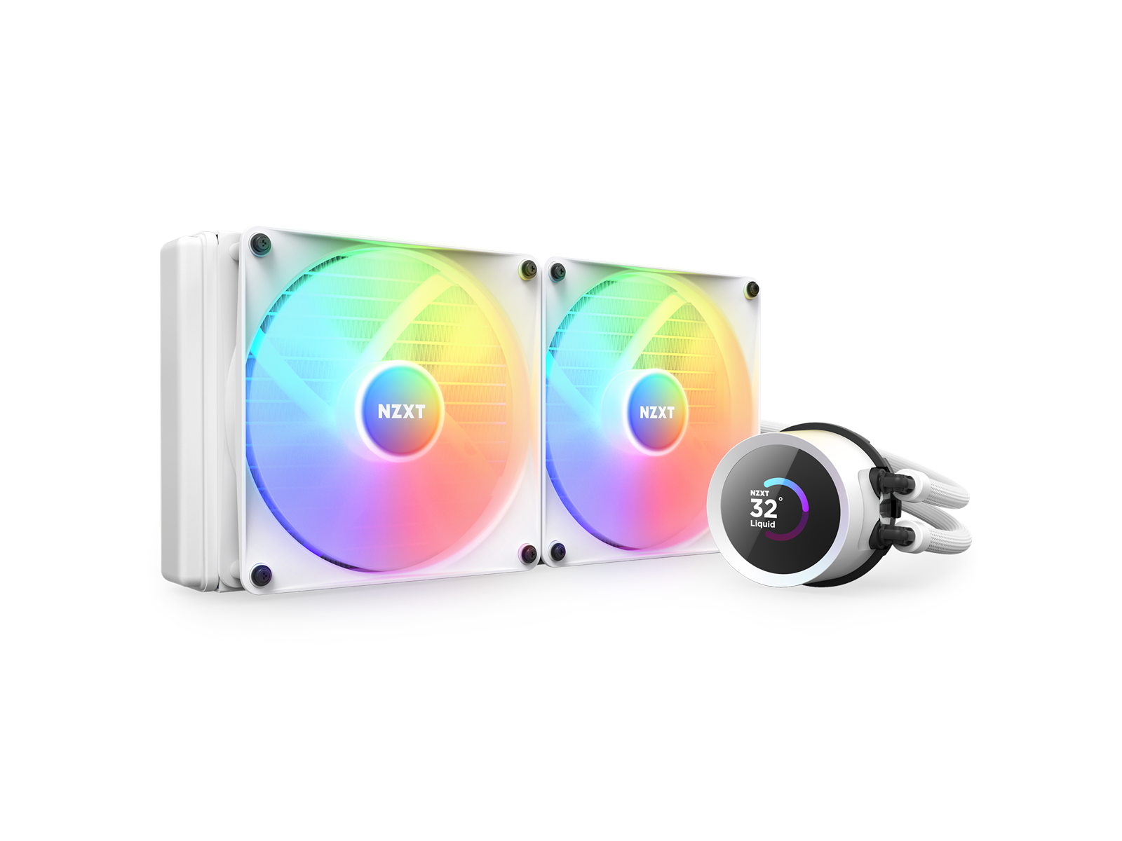 NZXT Kraken 280 White RGB - CPU Vattenkylare - Max 32 dBA | Billig