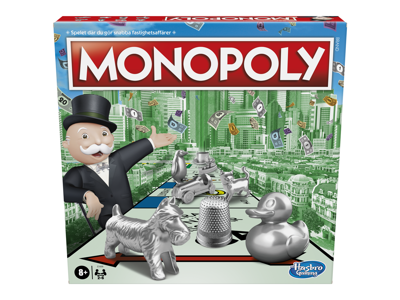 Hasbro Monopoly Classic Brädspel (Svenska) | Billig