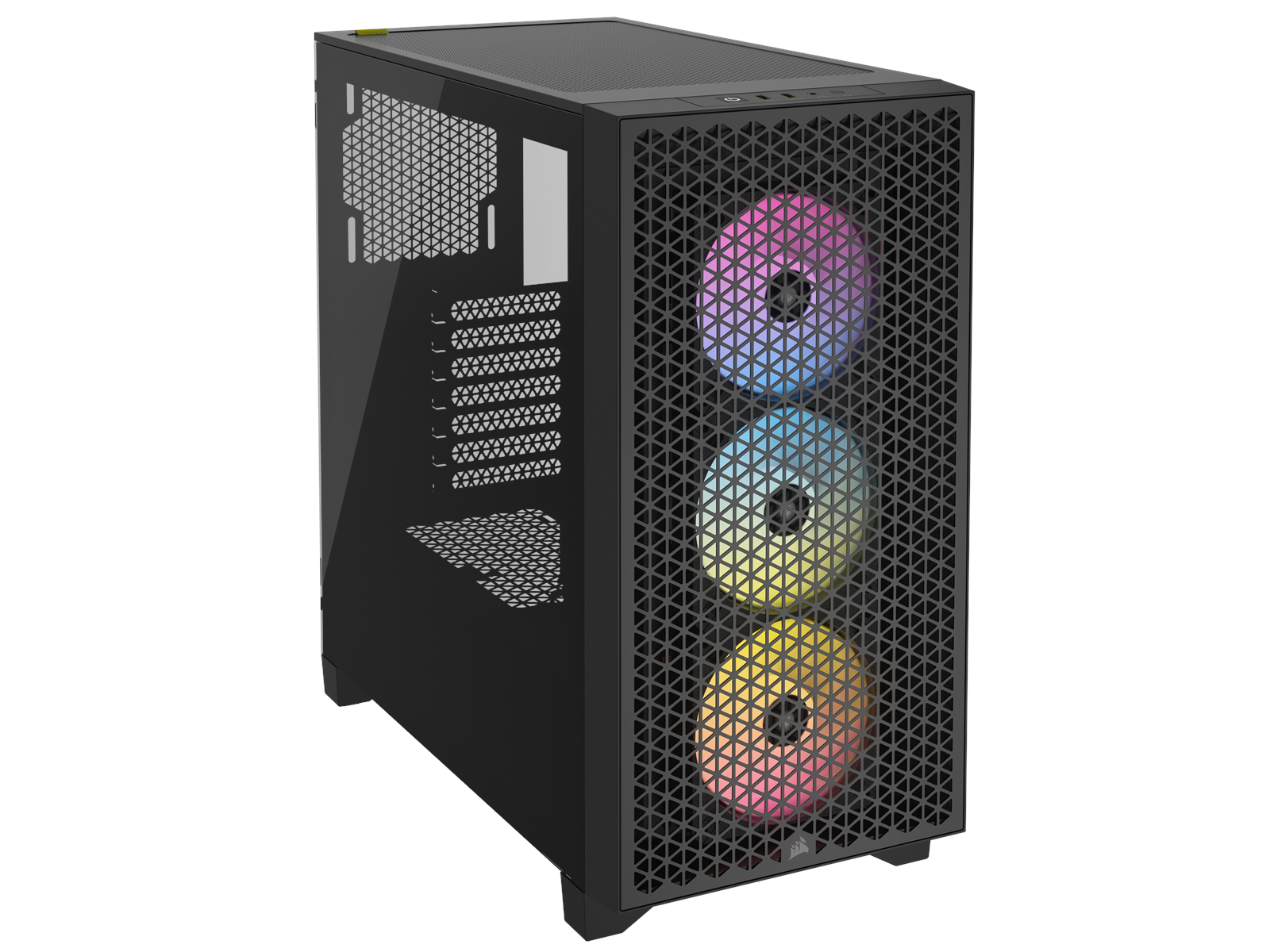 Corsair 3000D RGB AIRFLOW TG - Black - Chassi - Miditower - Svart