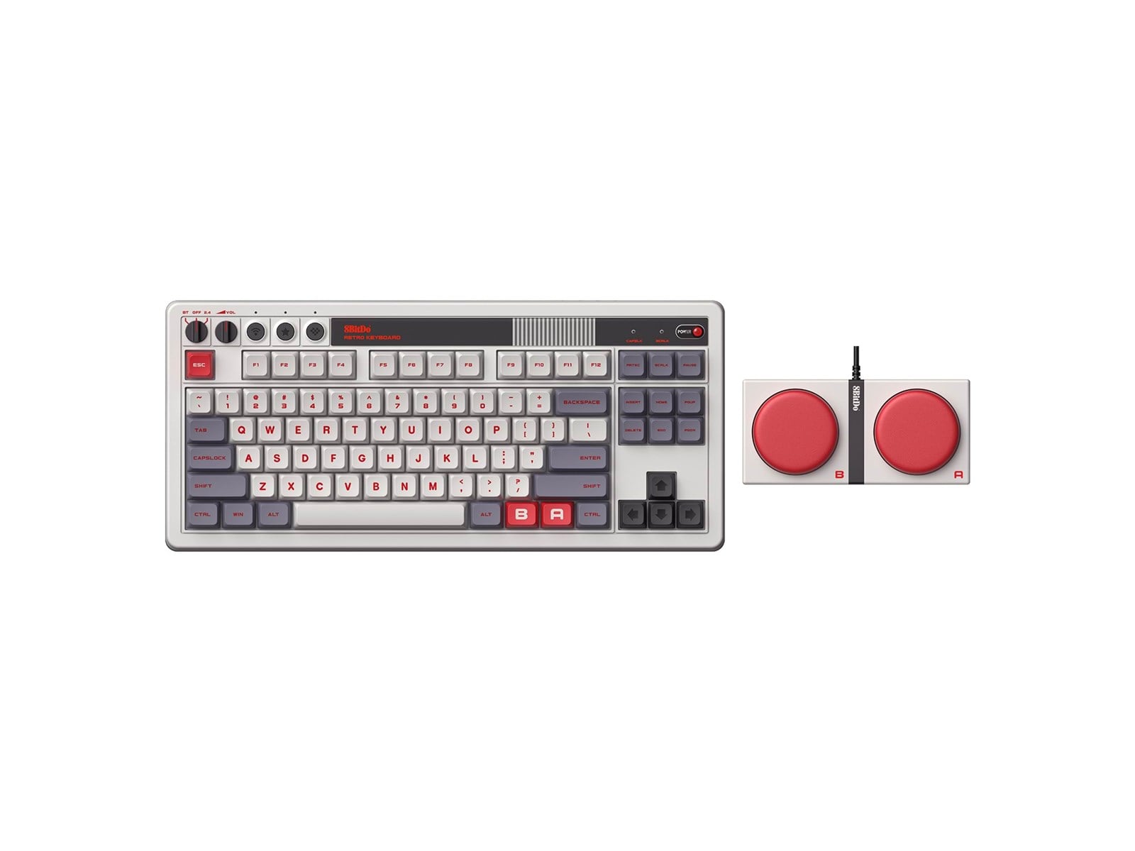 8BitDo Retro Mechanical Keyboard - N Edition - Tangentbord - Engelska ...