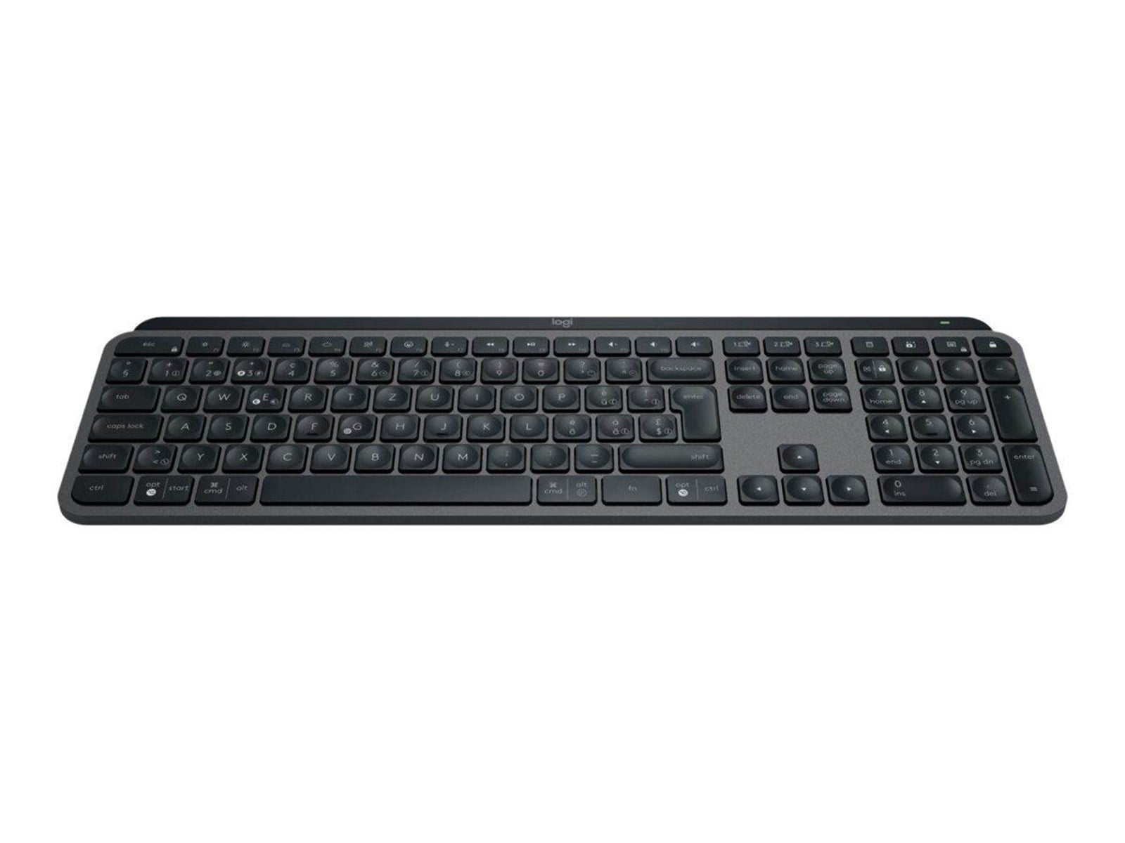 Logitech MX Keys S Graphite - US - Tangentbord - Engelska (US) - Svart