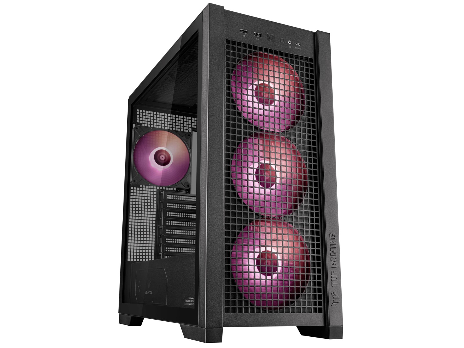 ASUS TUF Gaming GT302 - Chassi - Miditower - Svart | Billig