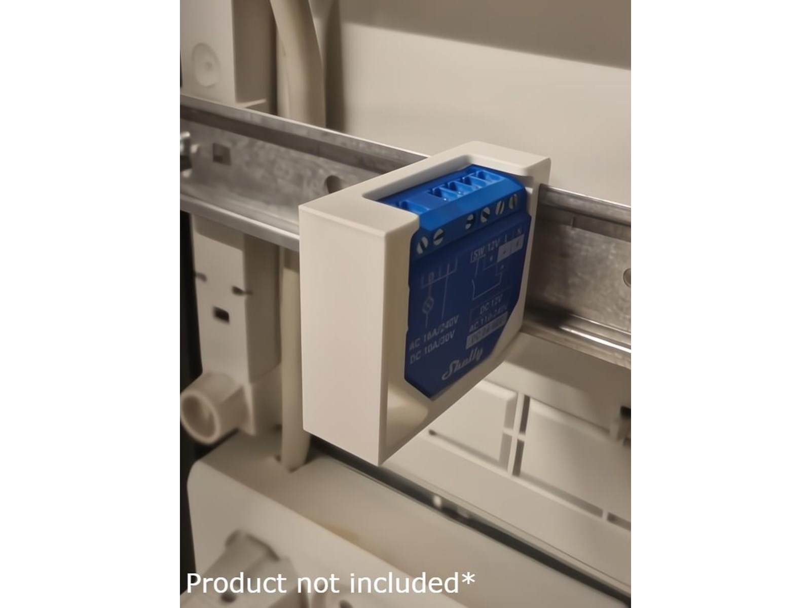 Light Solutions Shelly-DIN-Rail Adapter for Gen2 Devices (Shelly Plus ...