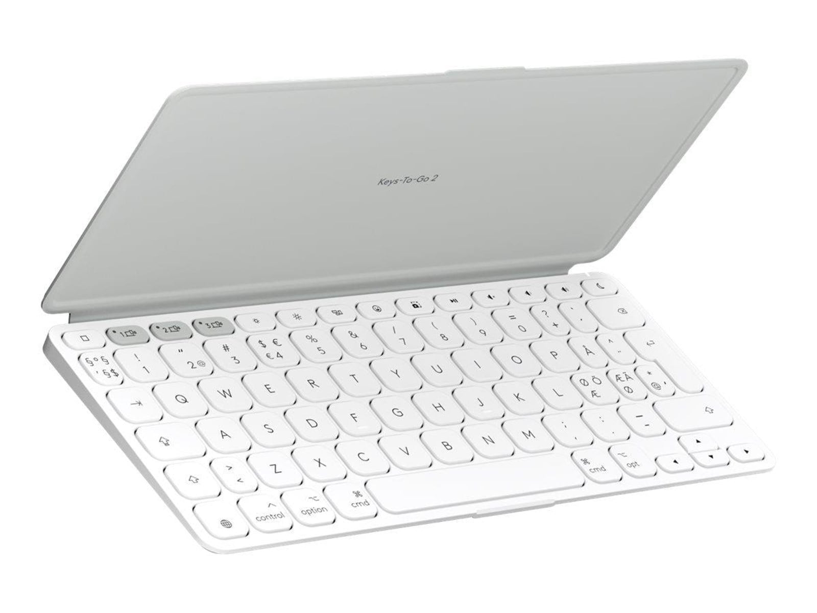 Logitech Keys-To-Go 2 Universal Portable Wireless Keyboard - Pale Grey ...