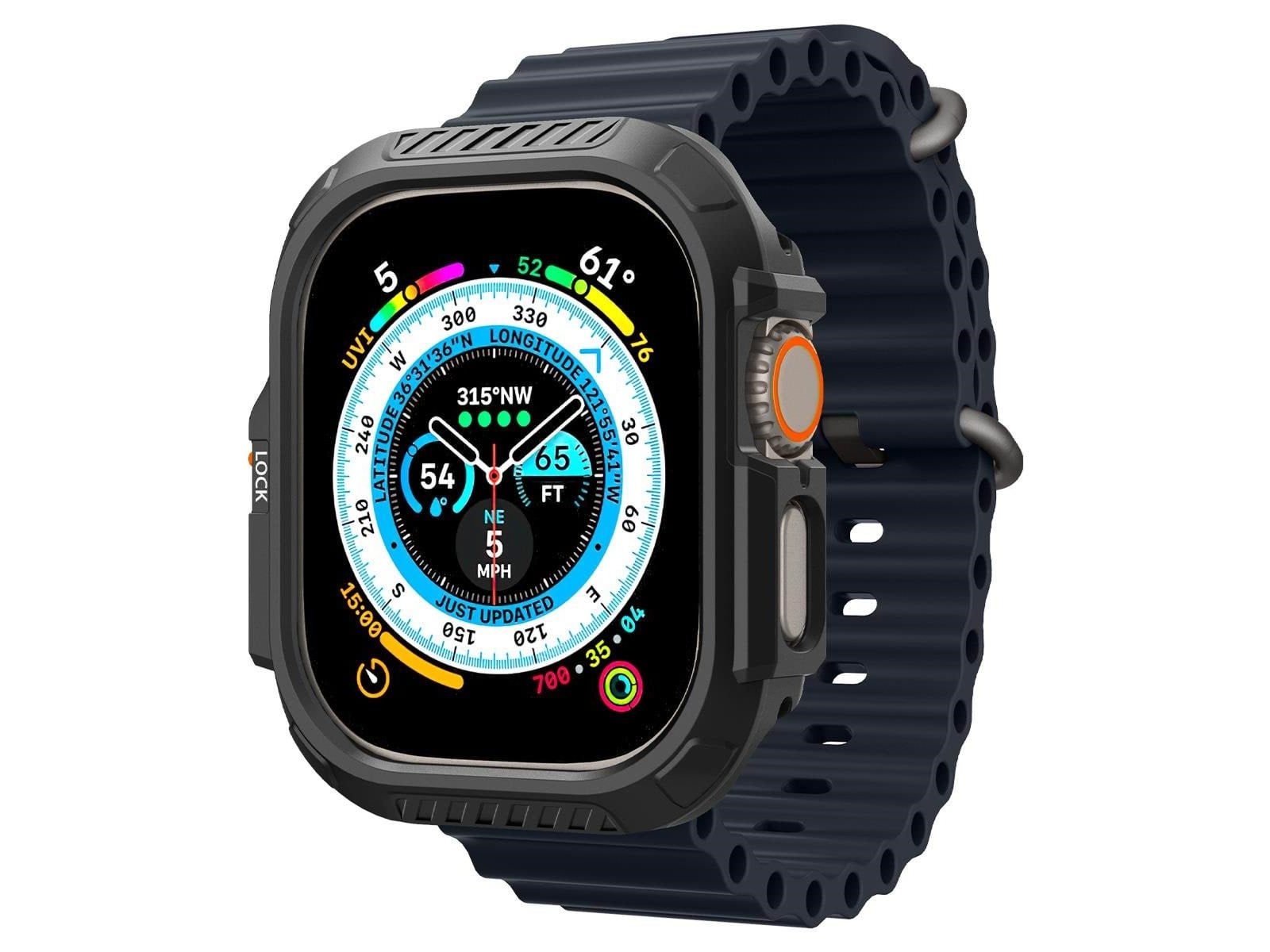 Spigen Lock Fit - black - Apple Watch Ultra 3/2/1 | Billig