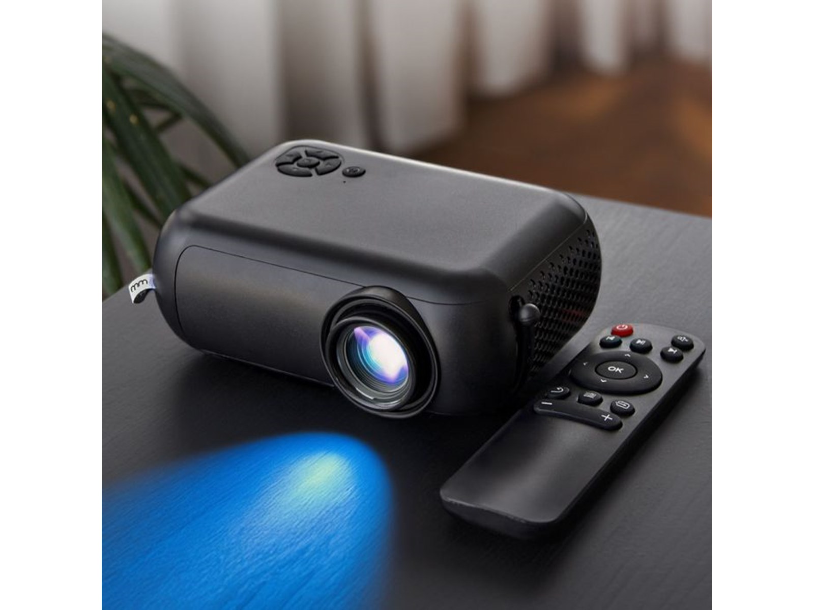Mikamax Projektor MM - SMART MINI PROJECTOR - 1800 lumens | I lager