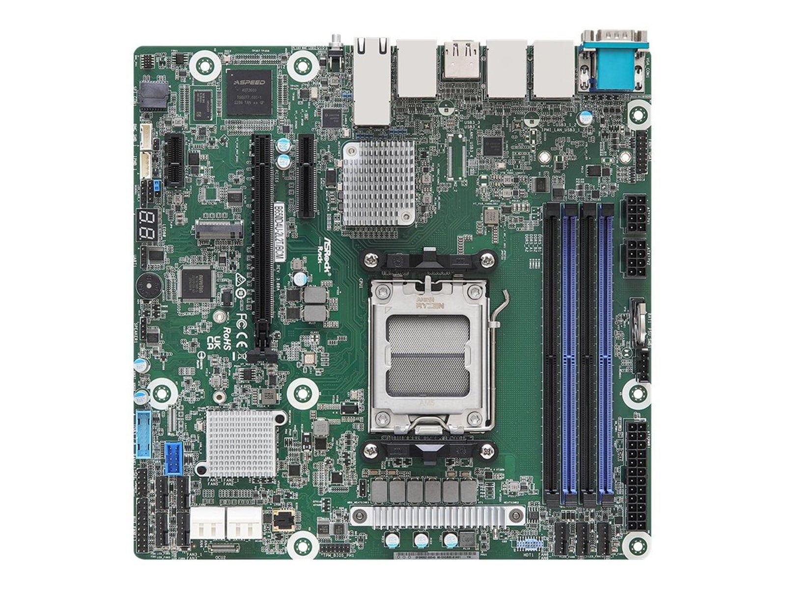 ASRock Rack B650D4U-2L2T/BCM - motherboard - micro ATX - Socket AM5 ...