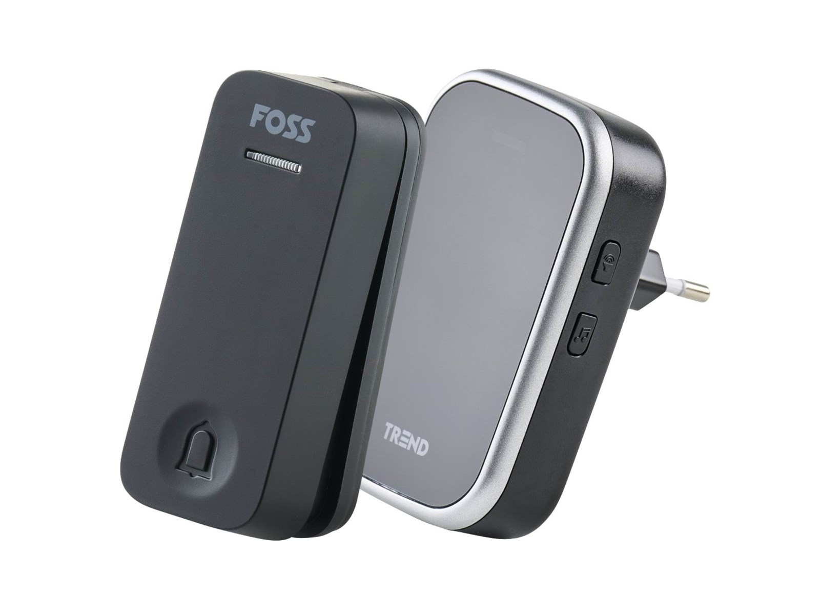 Foss Europe TREND Doorbell BLUU1 NOVUS Plug in Black | I lager