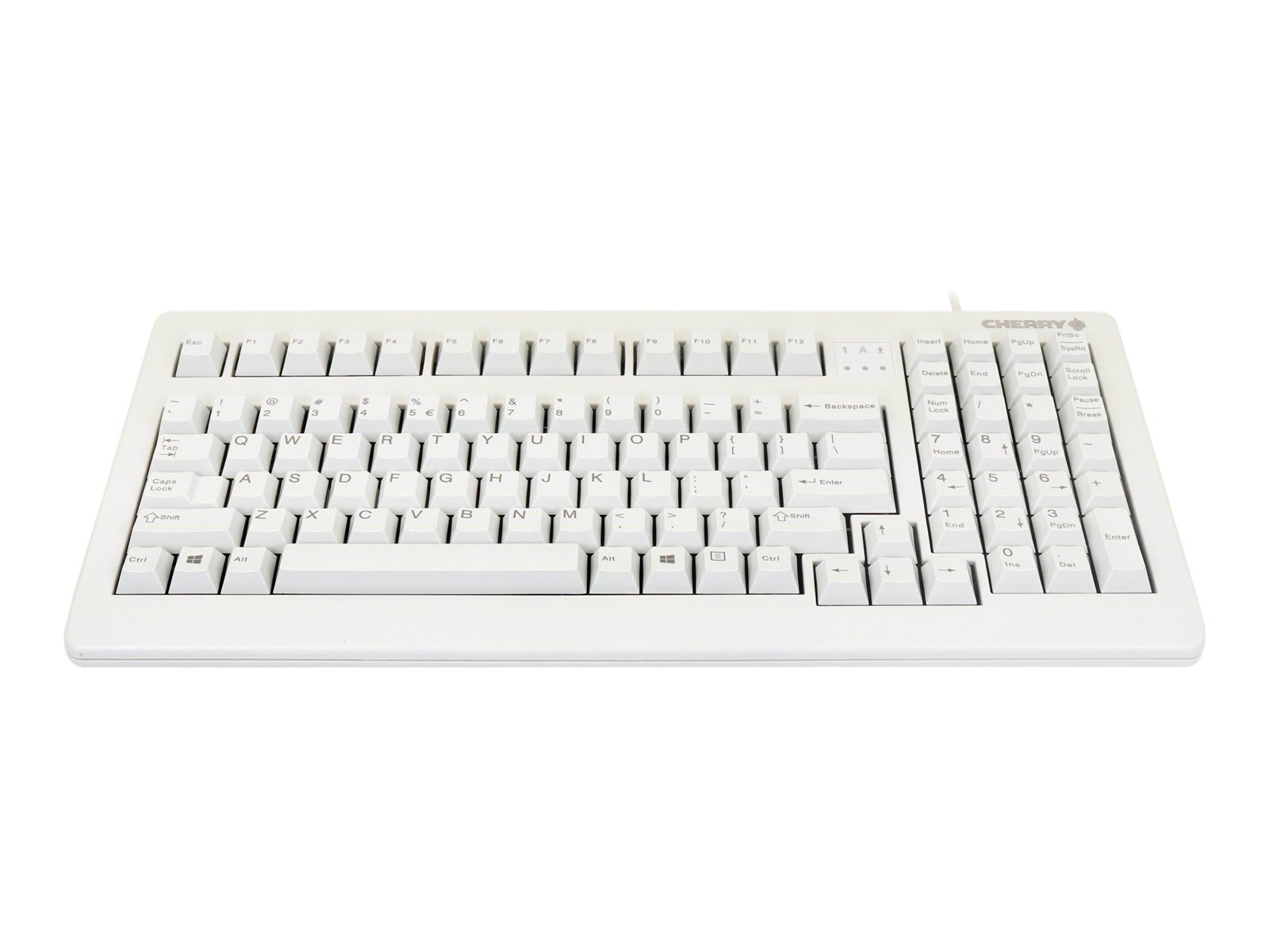 Cherry G80-1800 - keyboard - QWERTY - US - light grey - Tangentbord ...