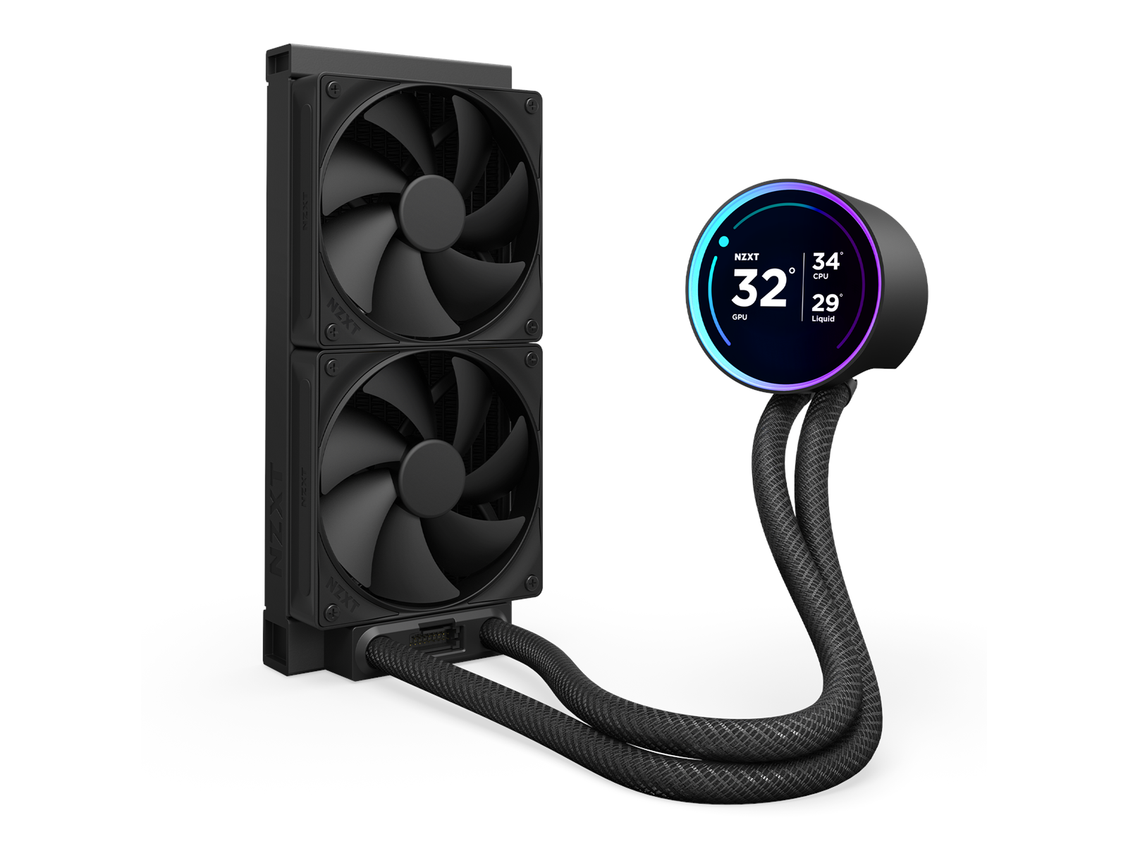 NZXT Kraken Elite V2 240 (2024) - Svart - CPU Vattenkylare - Max 30 dBA