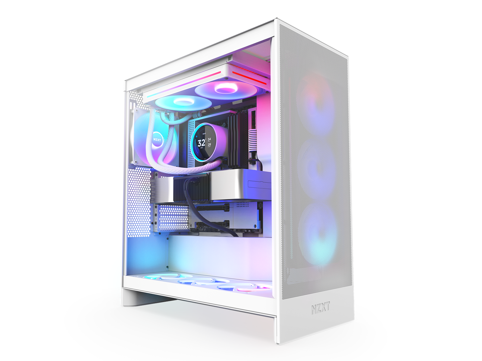 NZXT Kraken Elite RGB V2 280 (2024) - Vit - CPU Vattenkylare - Max 30 dBA