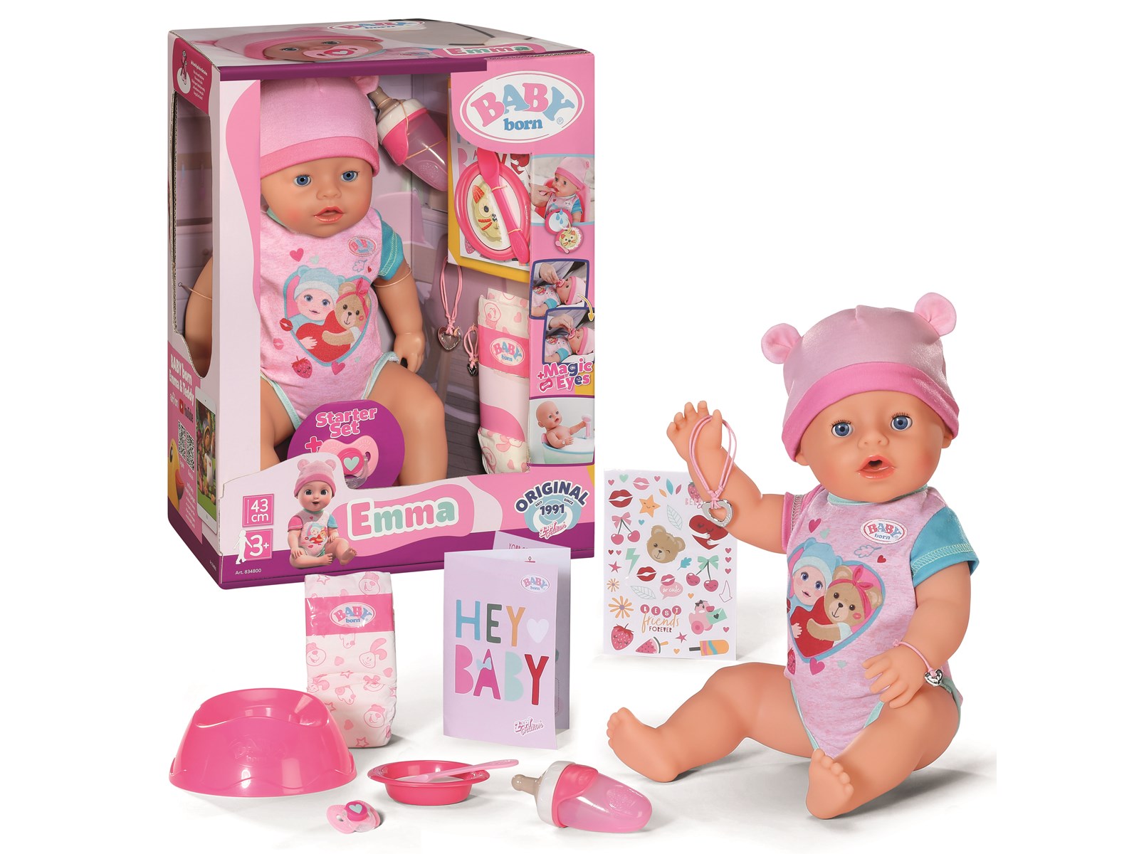 Baby Born Emma 43 cm | I lager | Billig