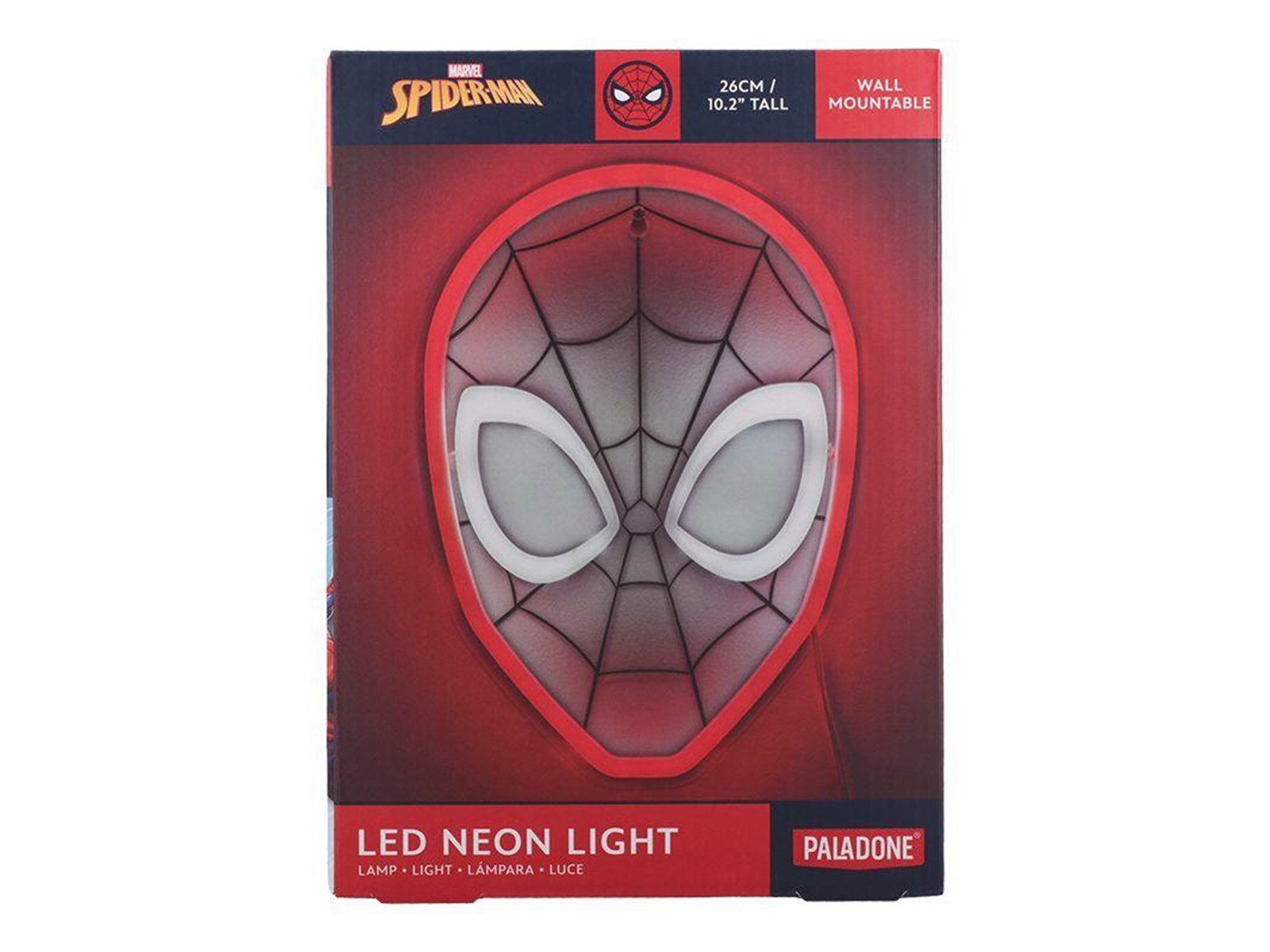 Paladone - Spider-Man Wall Mountable LED Neon Light - Lampa | Billig
