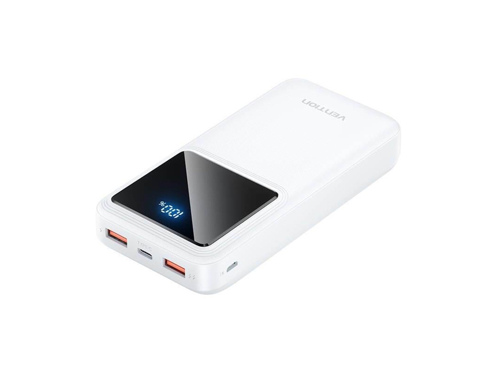 Vention Powerbank FHLW0 20000mAh Micro-USB USB-C 2xUSB-A 22.5W (white ...