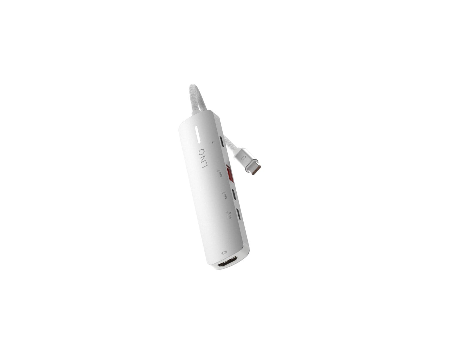 LINQ 5in1 PRO 140W USB-C Multiport Hub | Space Grey-White | I lager