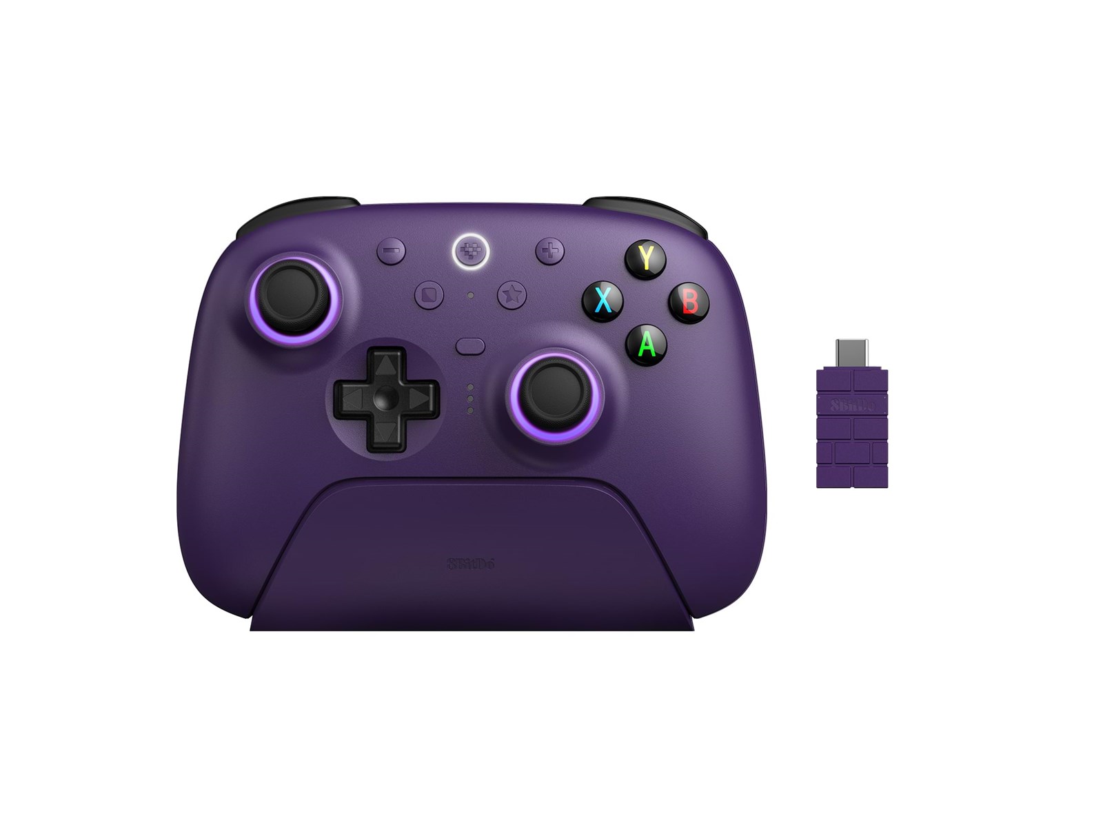 8BitDo Ultimate 2 Wireless 2.4G - TMR - RGB - Purple - Wireless ...