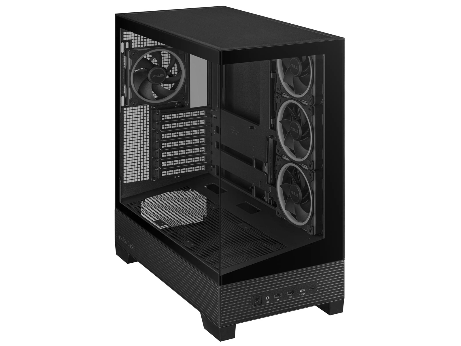 ASUS A31 PLUS TG ARGB BLACK - Chassi - Miditower - Svart | Billig