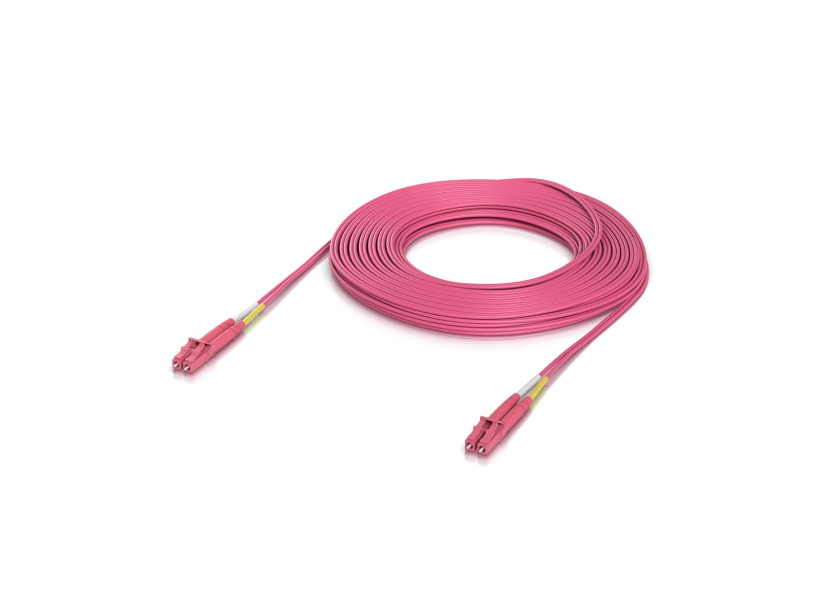 Ubiquiti UniFi OM4 Duplex LC UPC Fiber Patch Cable 15m - Rosa - 15 meter