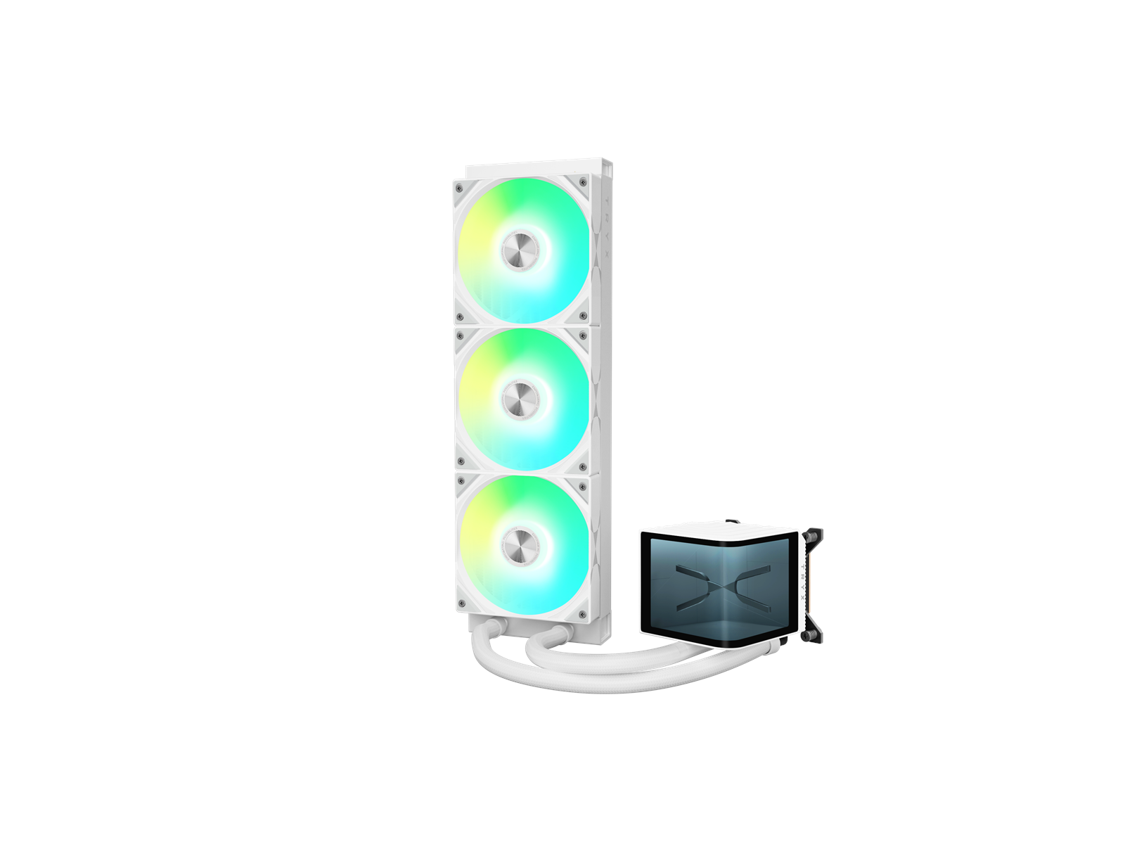 Tryx PANORAMA Upgraded 360mm AIO White - CPU Vattenkylare - Max 28 dBA