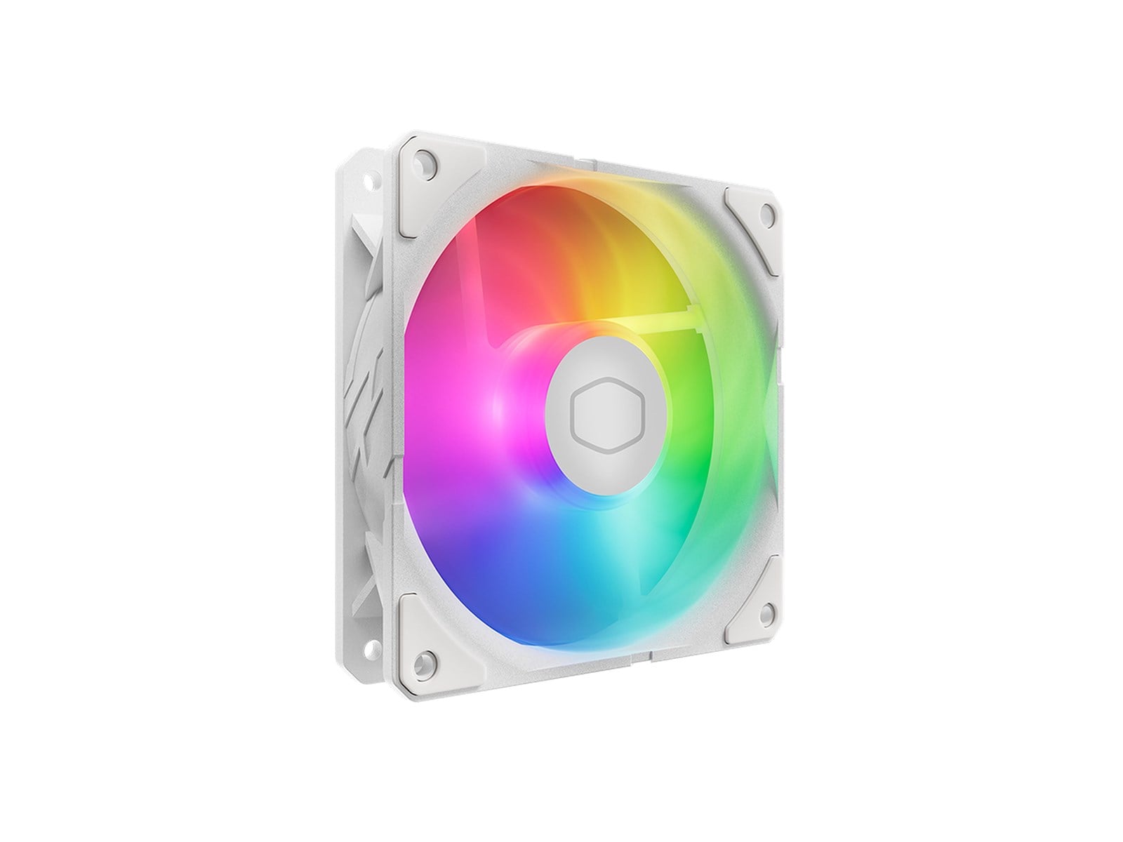 Cooler Master SickleFlow Edge 120 ARGB White Edition - 120mm - Vit med ...