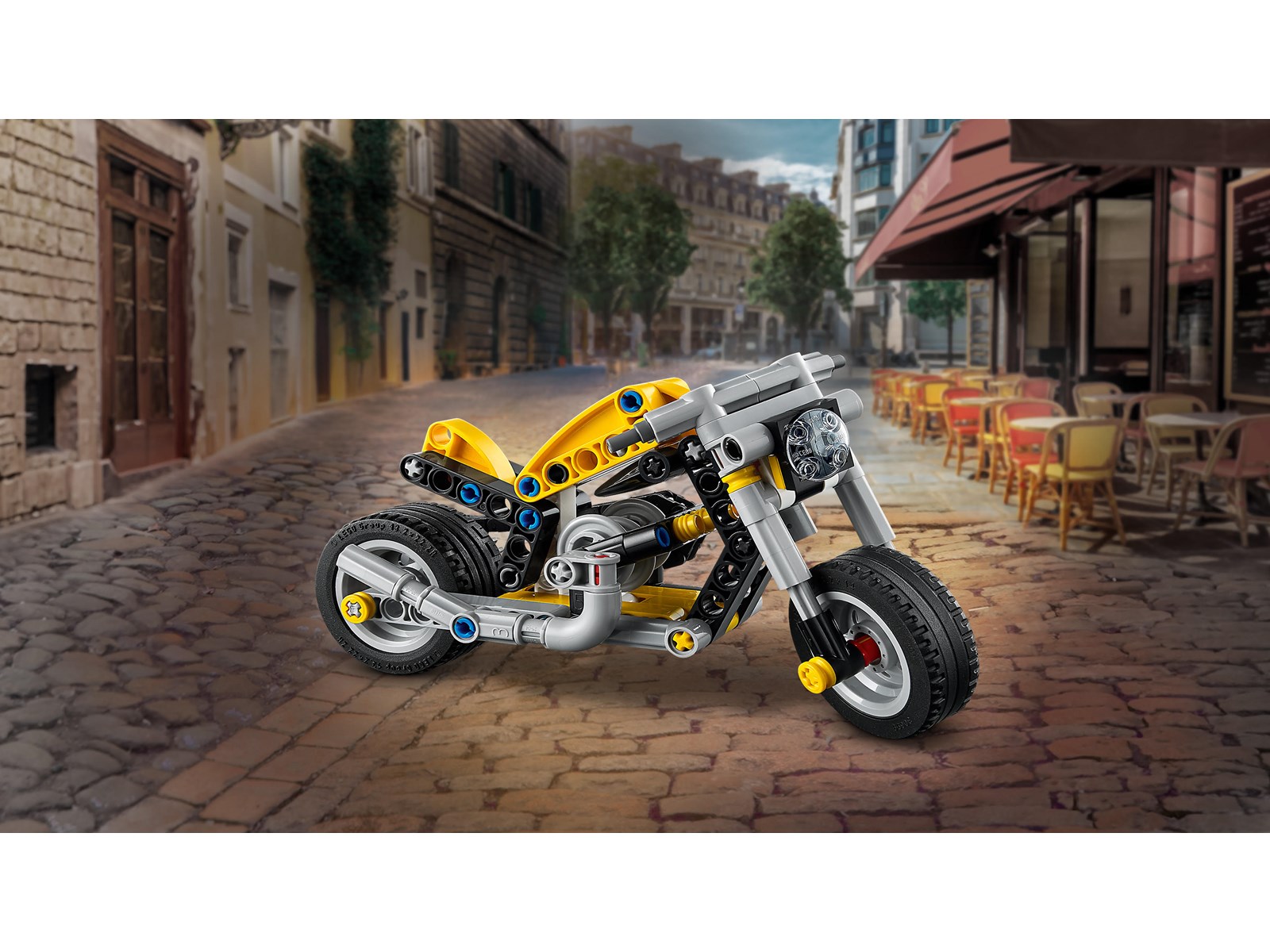 LEGO Technic 42225 Gul motorcykel | I lager | Billig