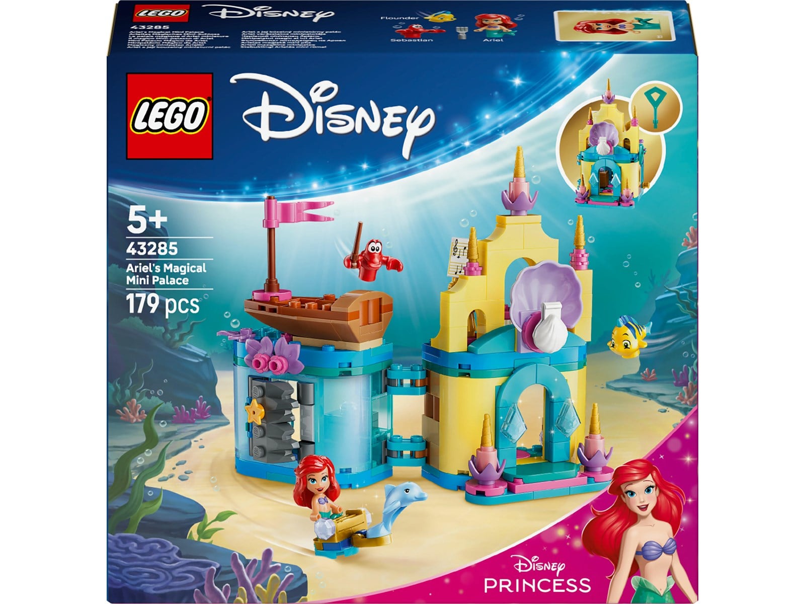 LEGO Disney 43285 Ariels magiska minipalats | I lager | Billig
