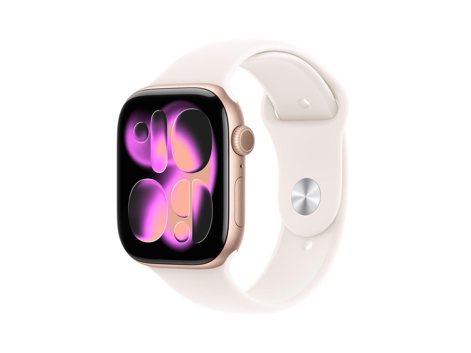 Apple Watch Series 11 GPS 46mm Rose Gold Aluminium Case with Light ...