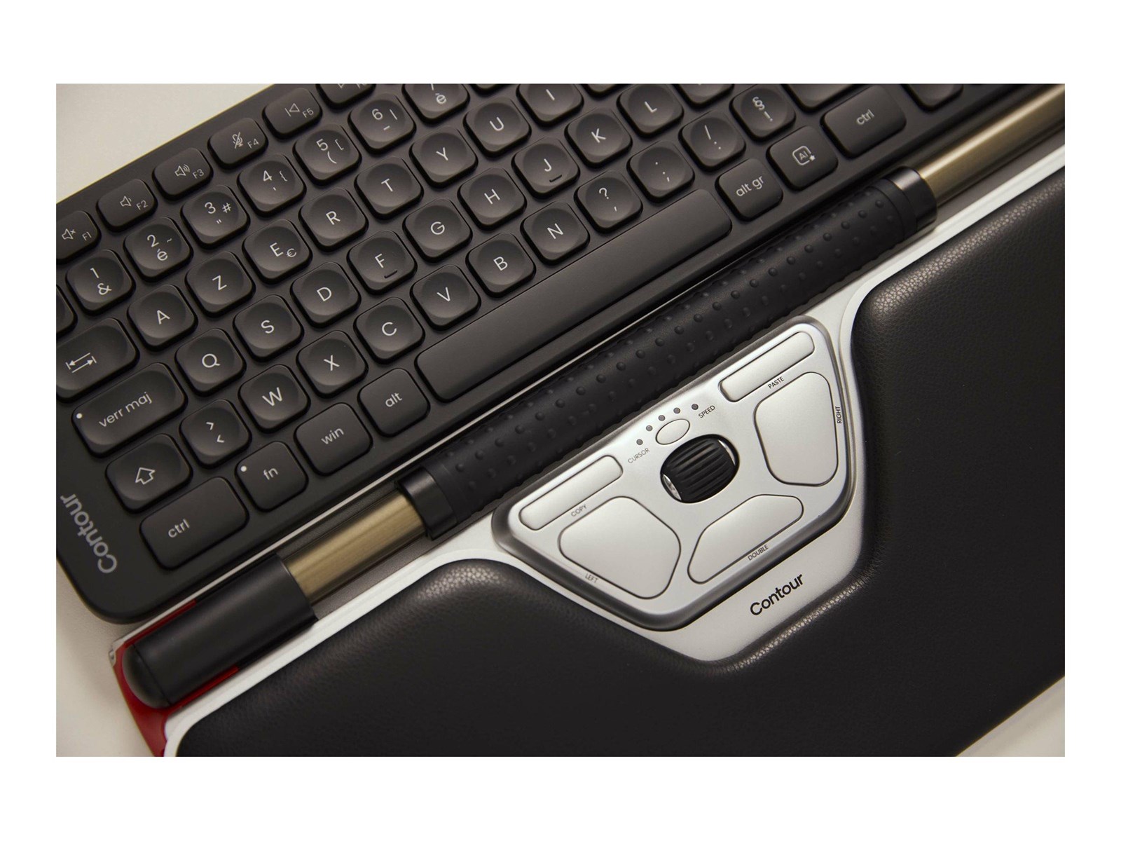 Contour RollerMouse Red Plus & Balance Mid-Size Keyboard Combo Wireless ...