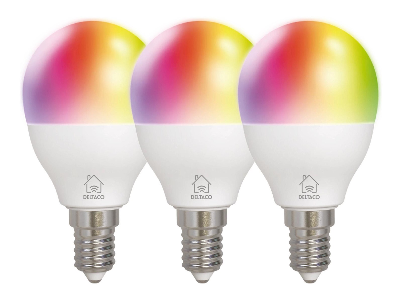 Deltaco Smart - LED light bulb - E14 - 5 W - RGB light - 2700-6500 K ...