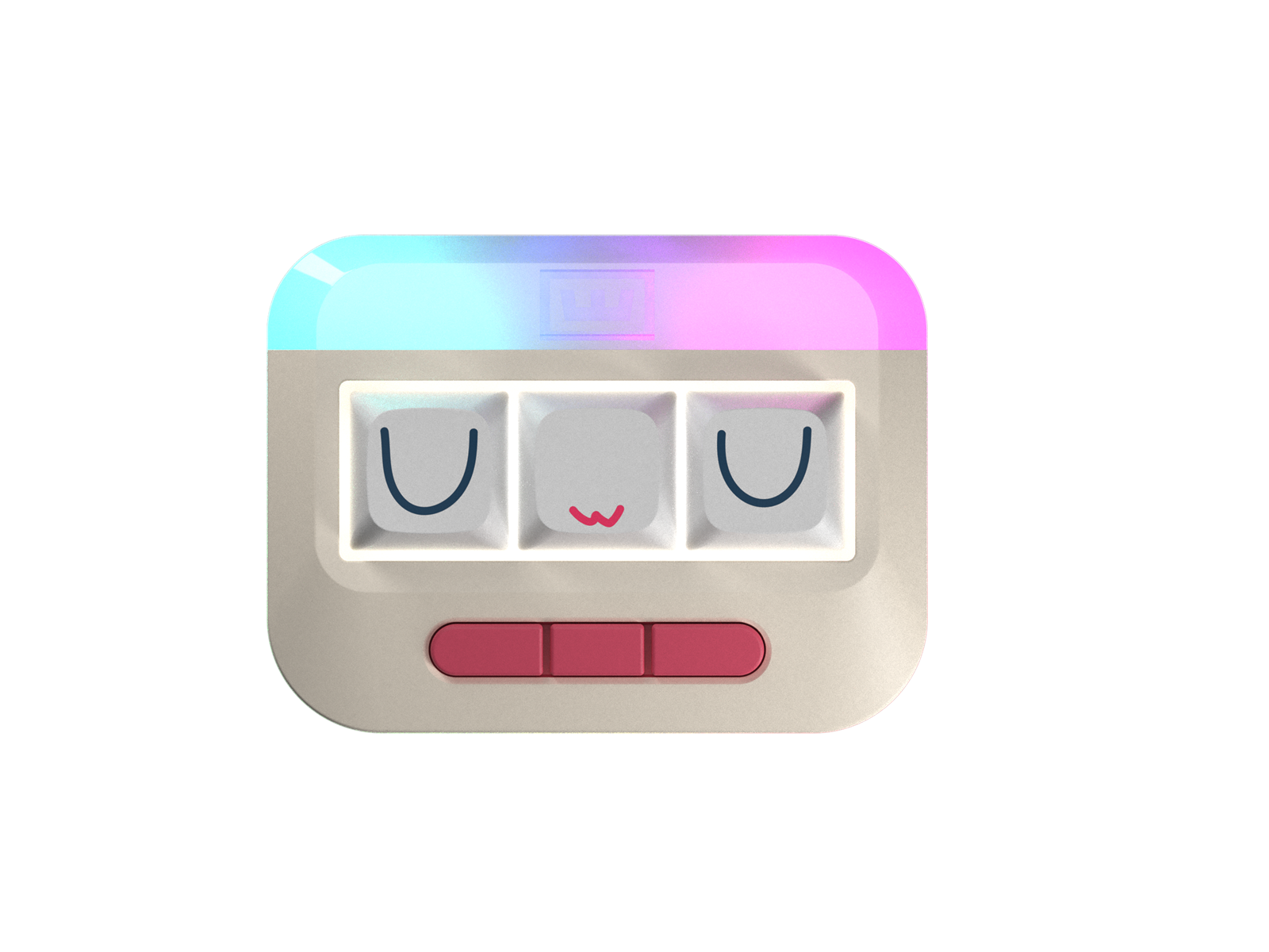 Wooting UwU - RGB - Gaming Keyboard - Utan numpad - Universal - Beige