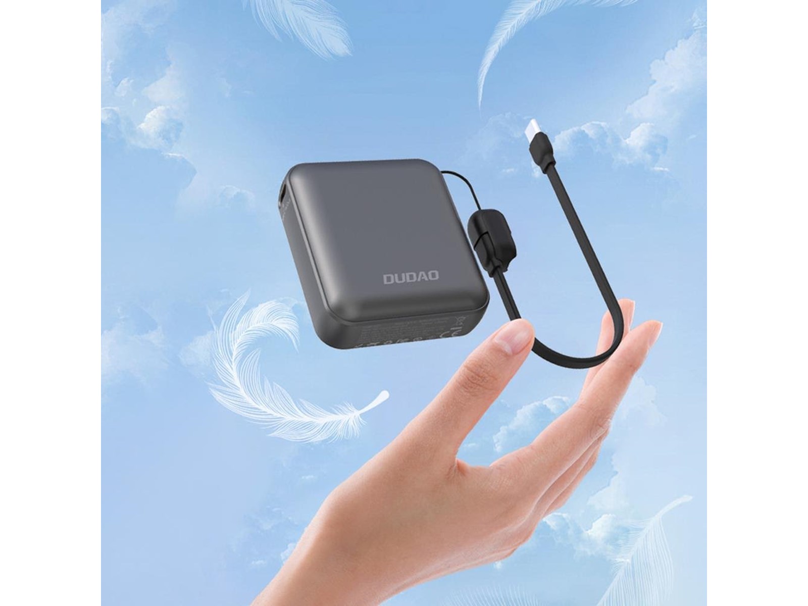 Dudao K22+ Ultra-Compact Power Bank 10000mAh 22.5W USB-C with Pendant ...