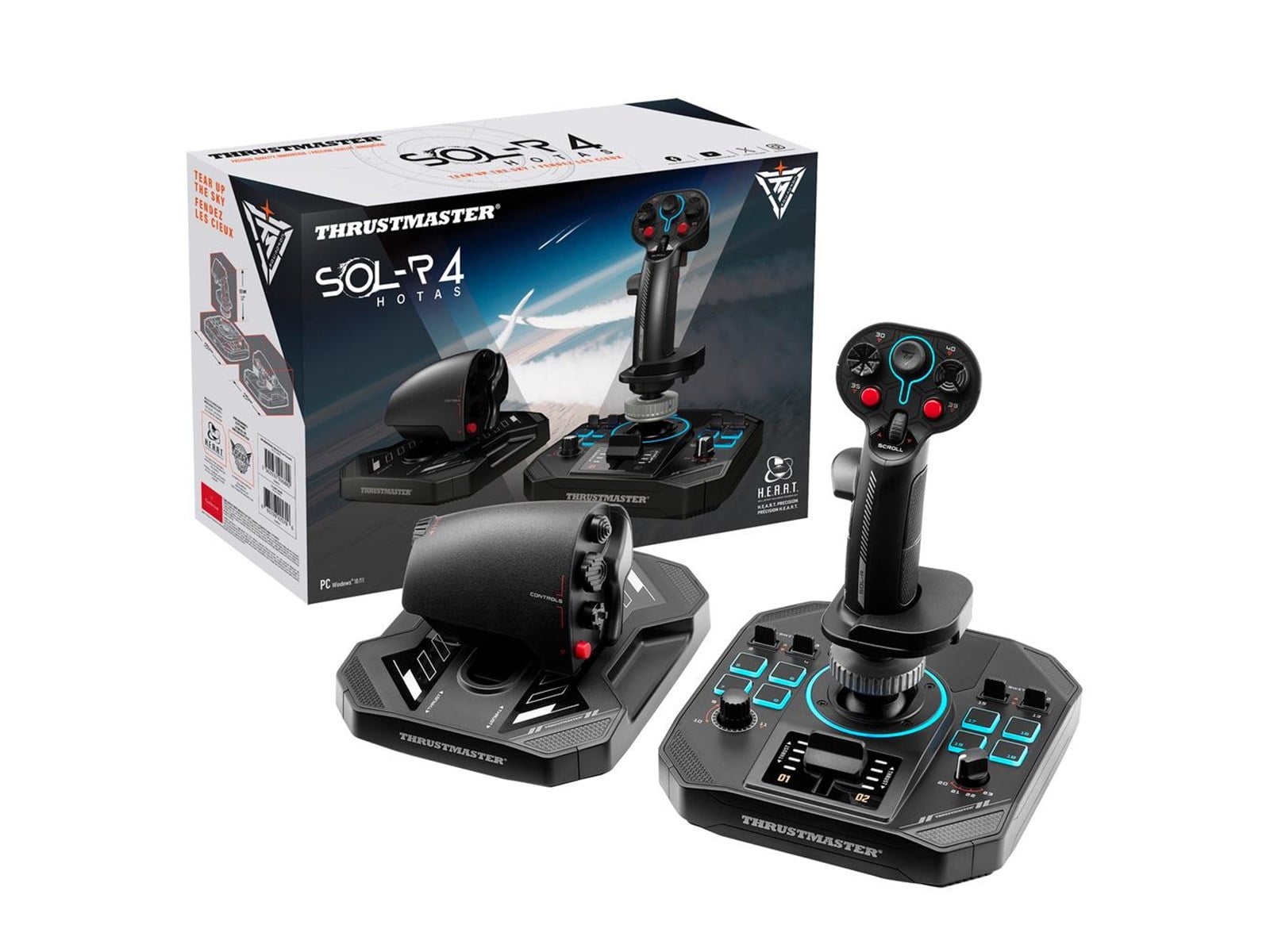 Thrustmaster SOL-R 4 HOTAS - Flygsimulator-styrning - PC | I lager
