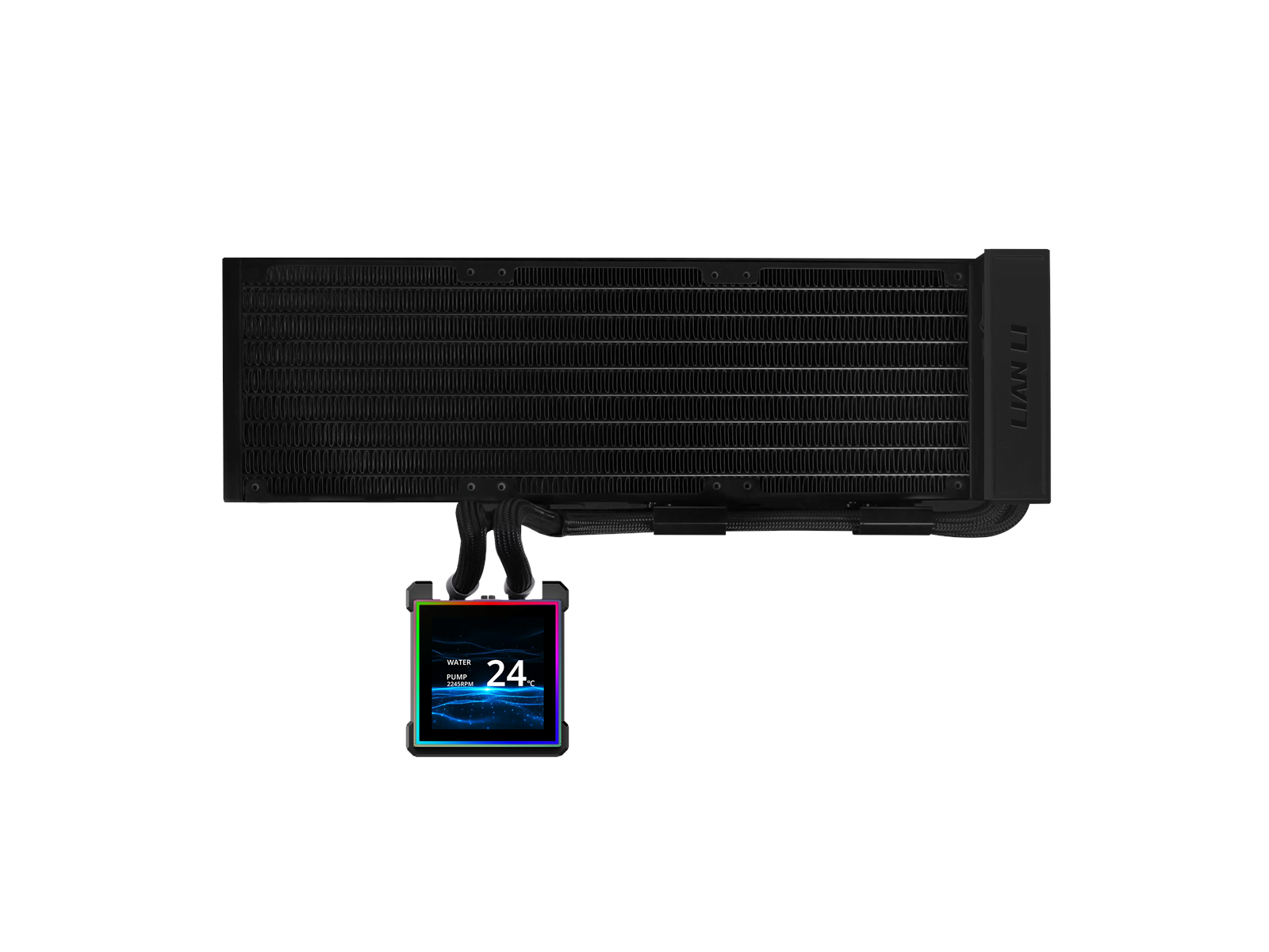 Lian Li Hydroshift II LCD-S 360N fanless - CPU Vattenkylare - Max 28 dBA