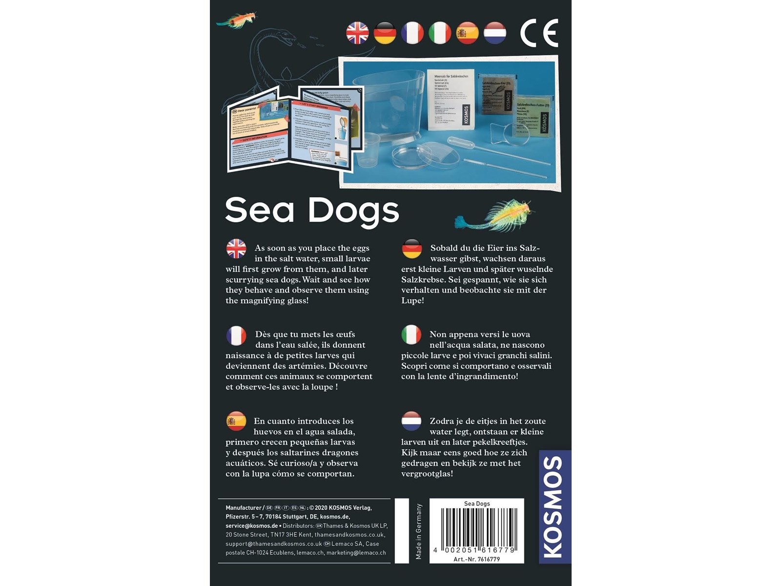 Kosmos Brine Shrimp Breeding (EN) Kosmos Sea Dogs | Billig