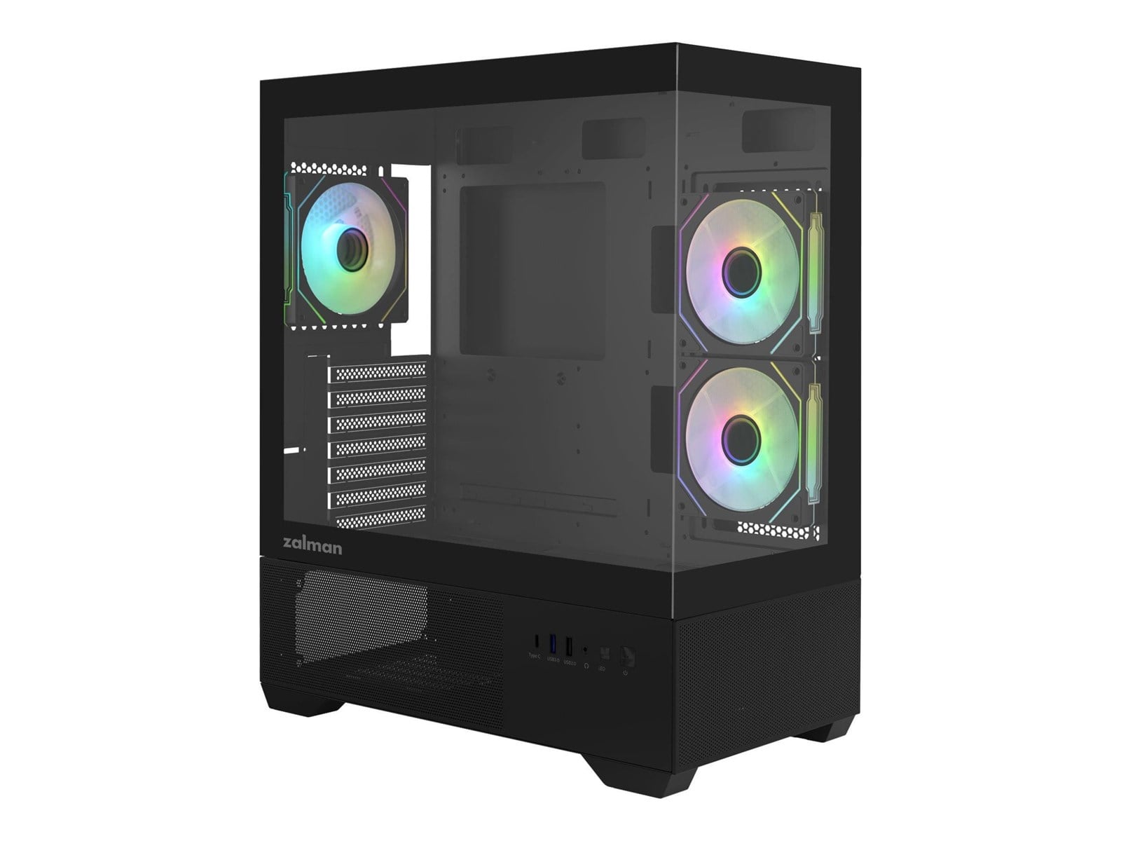 Zalman CHRONIX V2 - mid tower - ATX - Chassi - Tower - Svart | I lager