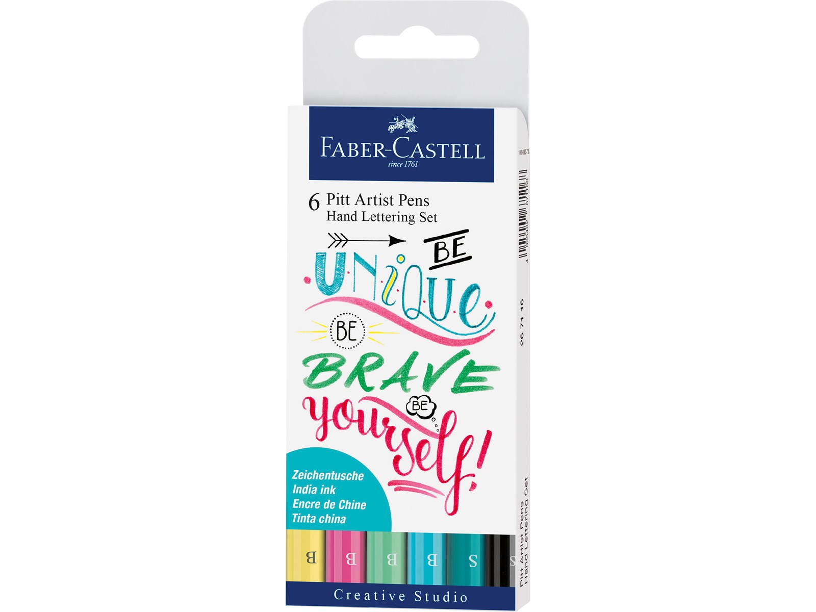 Faber-Castell India ink Pitt Artist Pen Lettering 6x | Billig