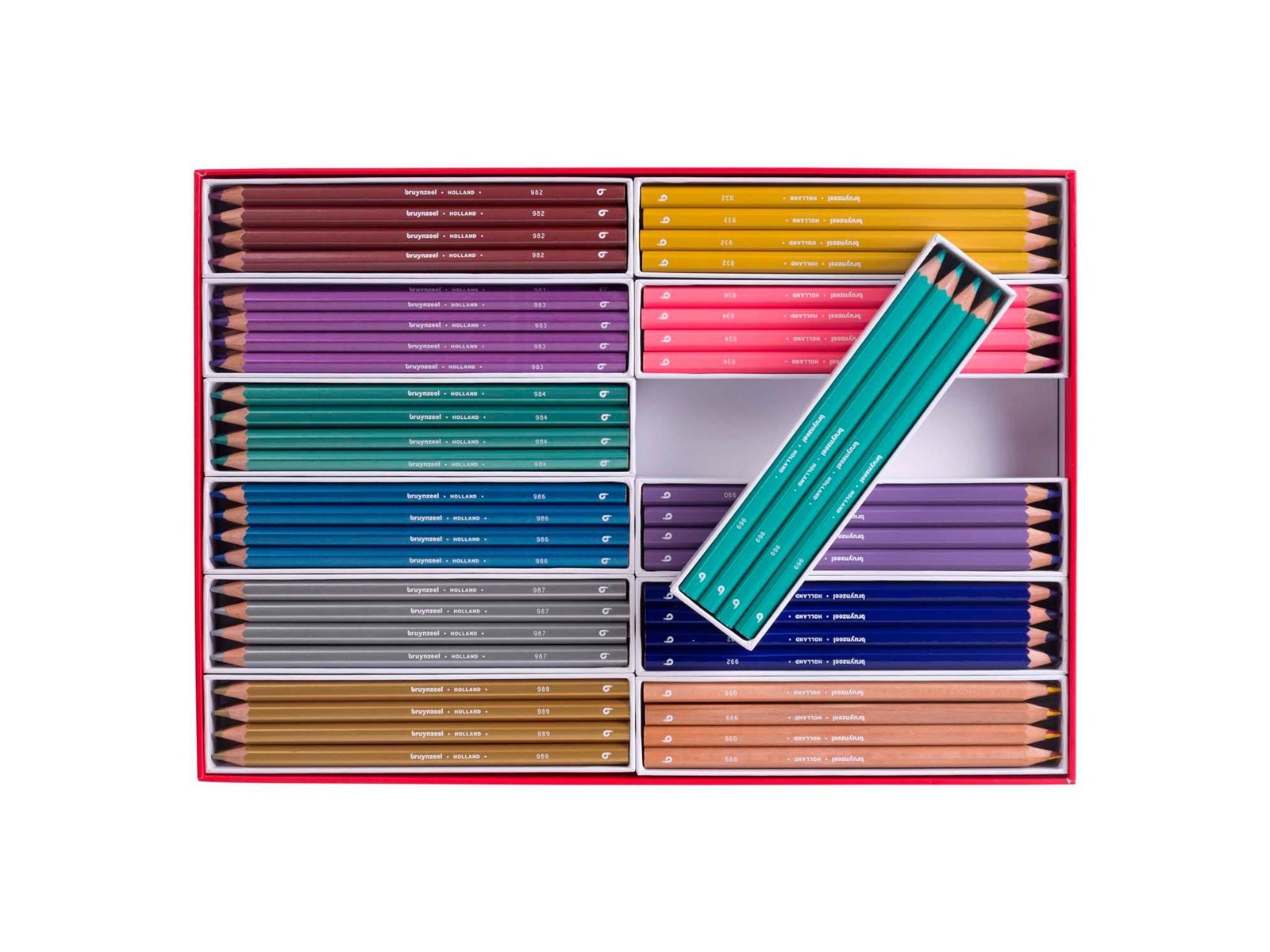 Bruynzeel Mega Coloured Pencil Set Metallic & Trend Colours | Billig