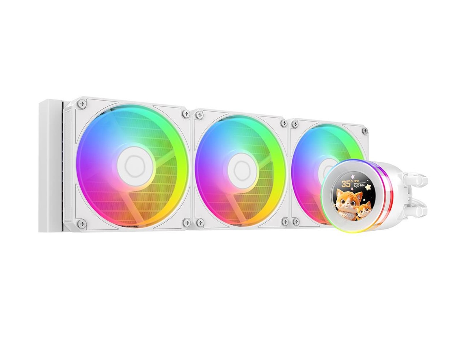 ID-Cooling SL360 V2 WHITE - CPU Vattenkylare - Max 30 dBA | Billig