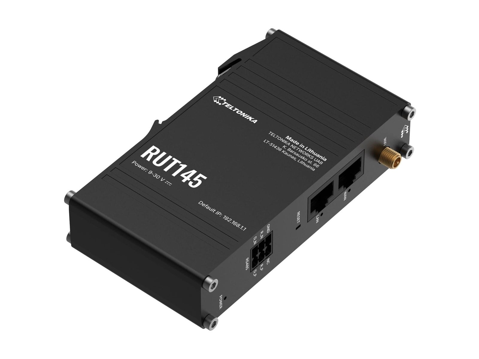 Teltonika RUT145 - wireless router - Wi-Fi - DIN rail mountable ...