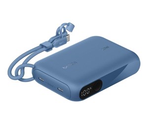 Belkin BoostCharge power bank - with display - 24 pin USB-C - 20 Watt ...