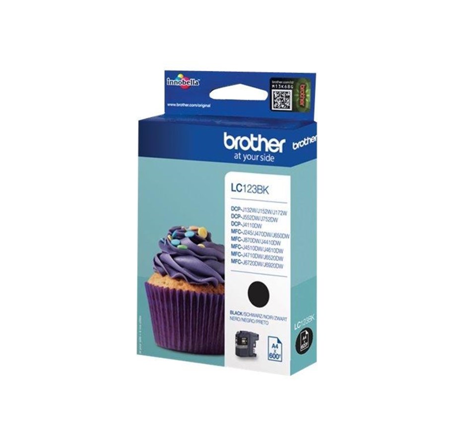 Brother LC123BK / LC 123BK High Capacity Black Ink - Bläckpatron Svart